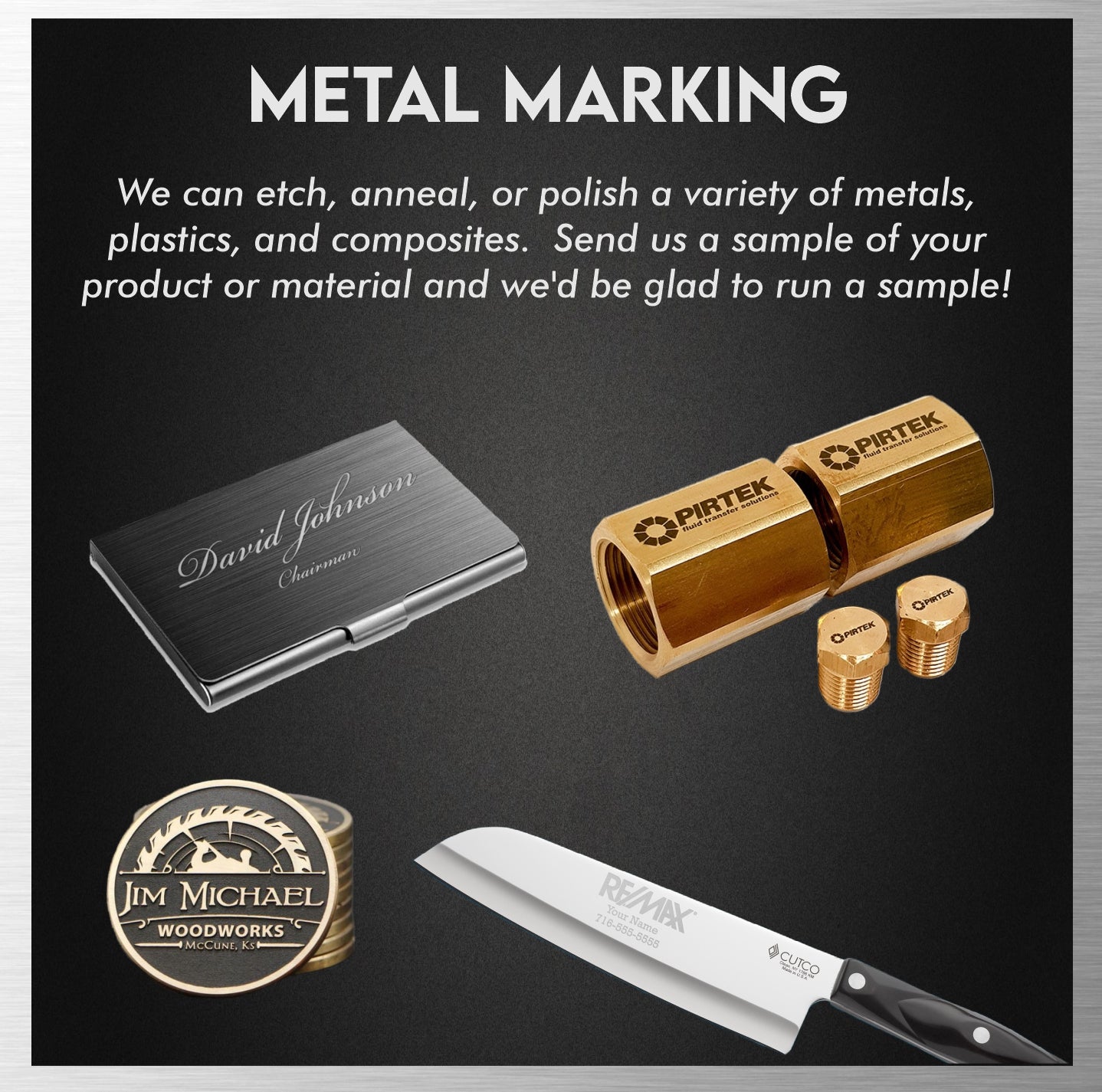 Metal Marking – Nolt Engraving, LLC